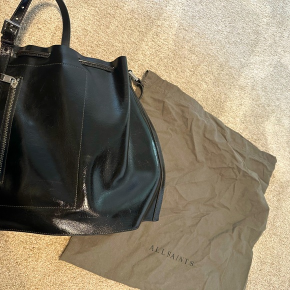 All Saints | Bags | All Saints Alpha Large Leather Backpack | Poshmark